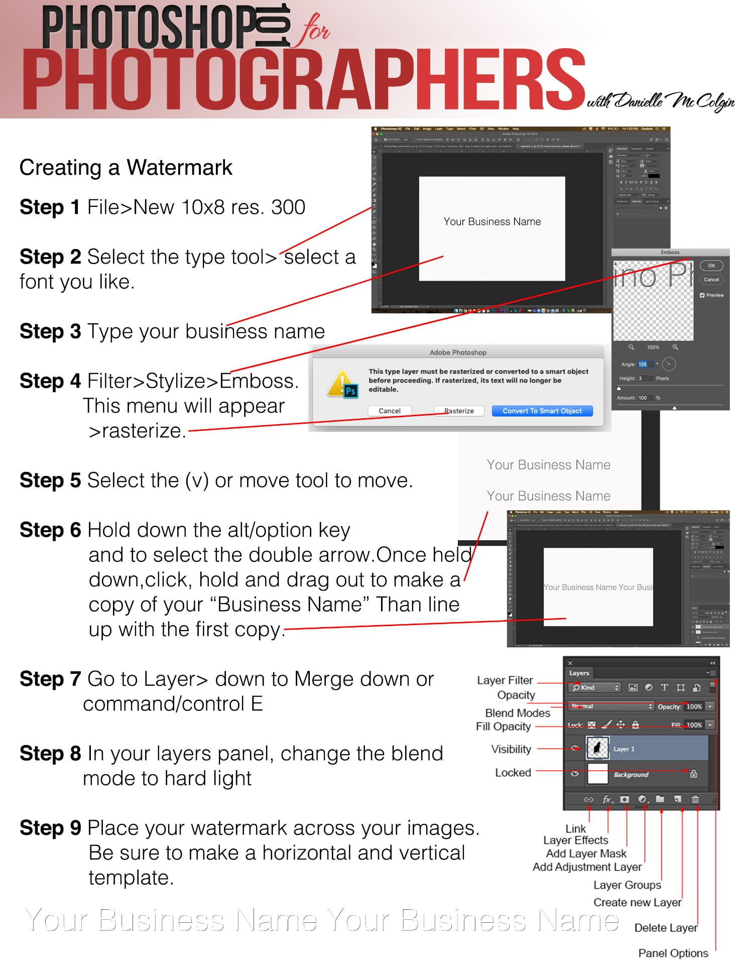 Creating a Watermark | Digital Photography